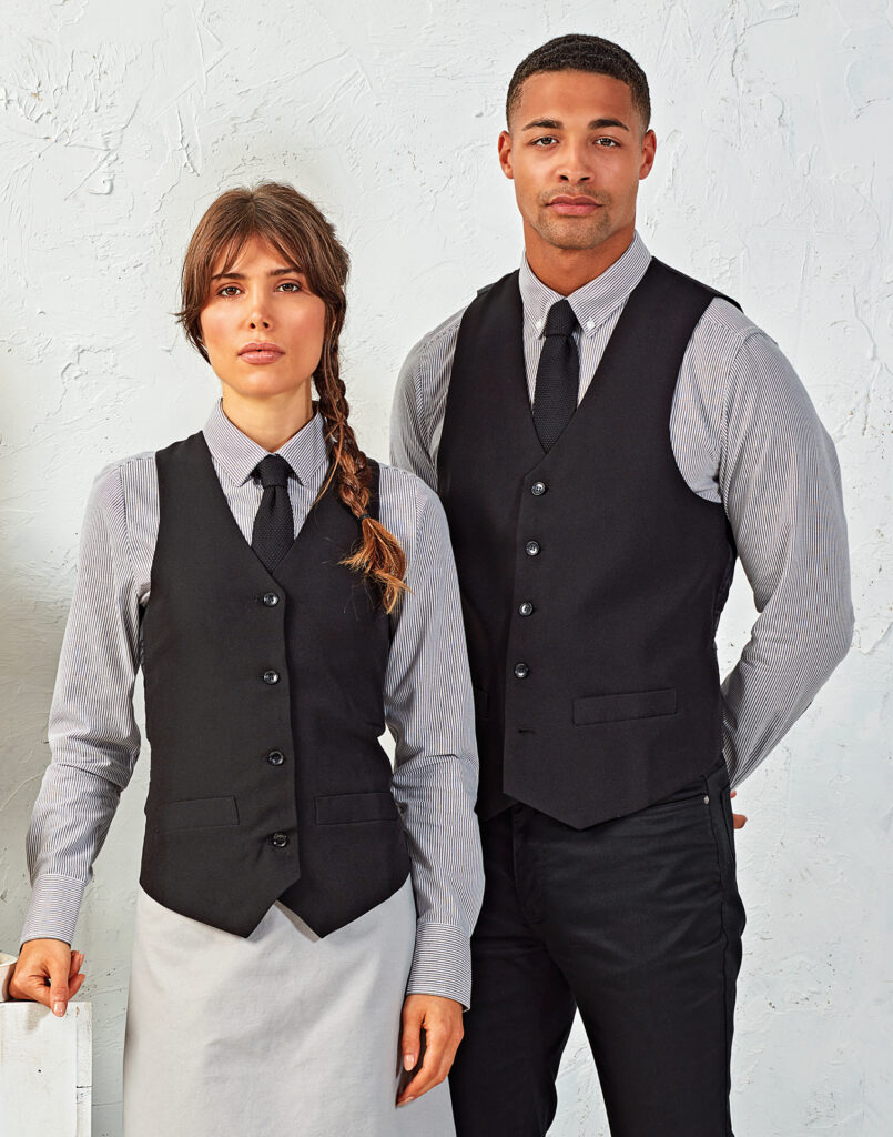 Unisex Polyester Hospitality Waistcoat